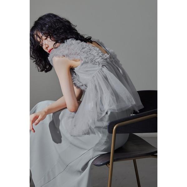 ZOZO問い合わせ番号:85733584ショップ:bflat，ビーフラットブランド:niana，ニアナ商品名:チュールジレセットドレス 結婚式 オケージョンドレス パーティー 同窓会 謝恩会 お呼ばれワンピースカテゴリ:ワンピース/ドレス&...