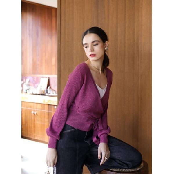 ZOZO問い合わせ番号:85733781ショップ:Katrin TOKYO，カトリーントーキョーブランド:Katrin TOKYO，カトリーントーキョー商品名:glitter cache-coeur knitカテゴリ:トップス>ニット...