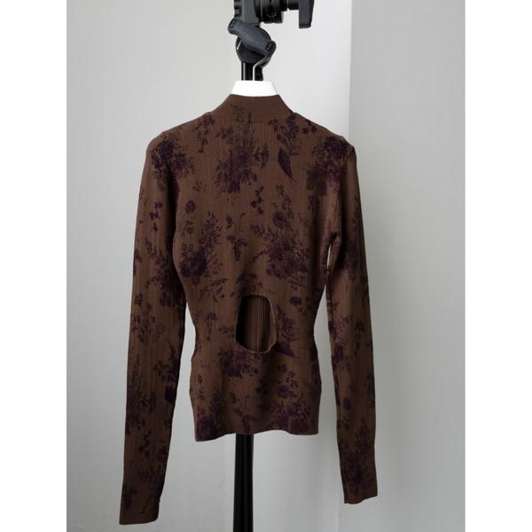 『タイムセール実施中』ZOZO問い合わせ番号:85733882ショップ:Katrin TOKYO，カトリーントーキョーブランド:Katrin TOKYO，カトリーントーキョー商品名:back open printed rib knitカテゴ...