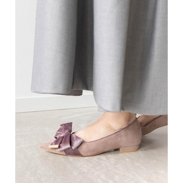 『セール実施中』ZOZO問い合わせ番号:85737044ショップ:RANDA，ランダブランド:RANDA，ランダ商品名:ベロアリボンフラットシューズカテゴリ:シューズ>パンプスブランド品番:PP34045素材:GRAY⇒スパンコール生...