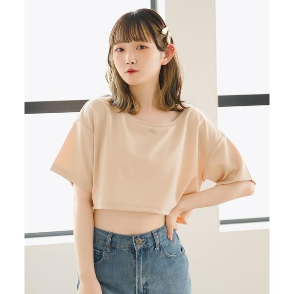 ZOZO問い合わせ番号:85769516ショップ:夢展望（YUMETENBO），ユメテンボウブランド:moulis'，ムーリス，Newlyme，ニューリーミー，夢展望，ユメテンボウ商品名:クロップドロゴ刺繍Tシャツカテゴリ:トップス>...