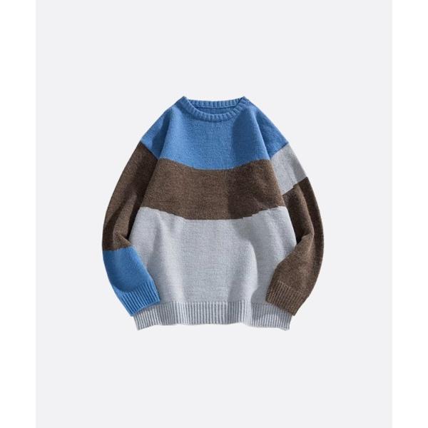 ZOZO問い合わせ番号:85801154ショップ:P L U M STORE，プラム ストアブランド:U:UME，ユーム商品名:Contrast Color Stitching Knitカテゴリ:トップス>ニット/セーターブランド品番...