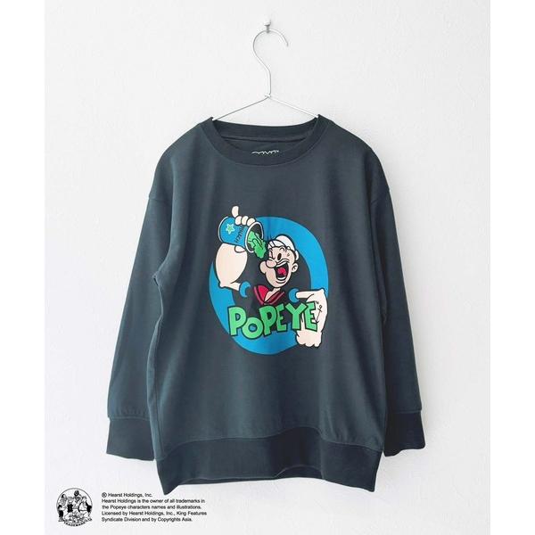 『タイムセール実施中』ZOZO問い合わせ番号:85836898ショップ:Auntie Rosa，アンティローザブランド:POPEYE，ポパイ商品名:POPEYE ポパイ オーバーサイズ  ミニ裏毛 トレーナーカテゴリ:トップス>スウェ...
