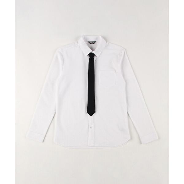 『タイムセール実施中』ZOZO問い合わせ番号:85837704ショップ:COMME CA ISM，コムサイズムブランド:COMME CA ISM，コムサイズム商品名:ネクタイ付き長袖シャツ (140〜160cm)カテゴリ:トップス>シ...