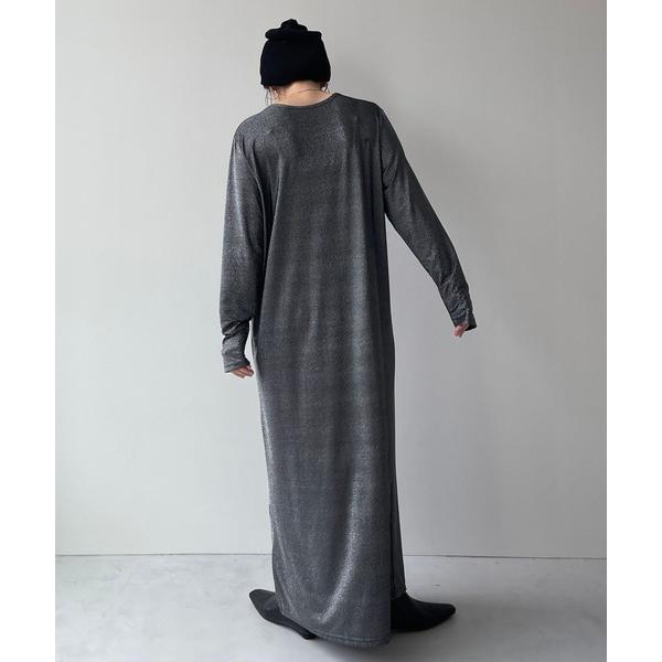 『タイムセール実施中』ZOZO問い合わせ番号:85837924ショップ:properson，プロパーソンブランド:wee9s，ウィークス商品名:glitter disco long one piece / グリッターディスコロングラメワンピ...