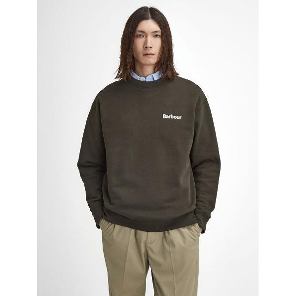 ZOZO問い合わせ番号:85939648ショップ:Barbour，バブアーブランド:Barbour，バブアー商品名:Nicholas オーバーサイズ クルーネック スウェットカテゴリ:トップス>スウェットブランド品番:242MOL06...