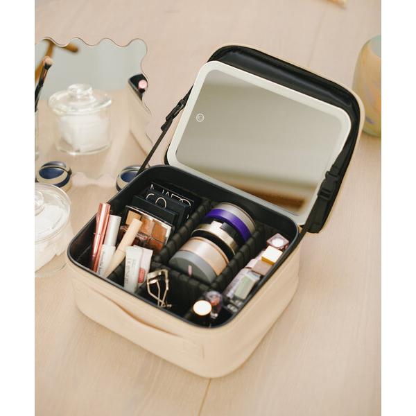 ZOZO問い合わせ番号:85939674ショップ:BIRTHDAY BAR，バースデイバーブランド:BIRTHDAY BAR，バースデイバー，Actually，アクチュアリー商品名:MAKE BOX MIRROR　LEDライトミラー付きメイ...