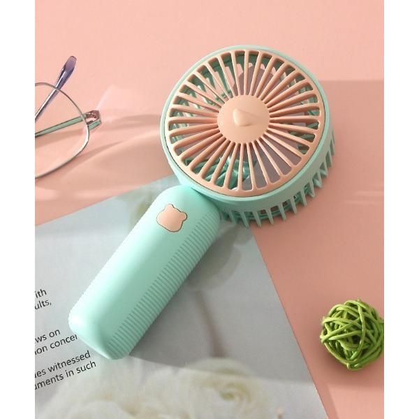 『タイムセール実施中』ZOZO問い合わせ番号:85940758ショップ:UNITED BASE，ユナイテッドベースブランド:relac，レーラック商品名:バイカラー ハンディ扇風機 くま柄カテゴリ:PC・スマホグッズ/家電>生活家電ブ...