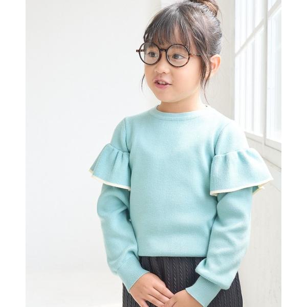『タイムセール実施中』ZOZO問い合わせ番号:85940832ショップ:ROPE' PICNIC，ロぺピクニックブランド:ROPE' PICNIC，ロペピクニック商品名:【KIDS】マシュマロフリルニット/リンクコーデカテゴリ:トップス&g...