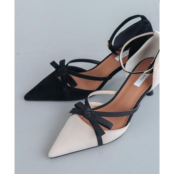 『タイムセール実施中』ZOZO問い合わせ番号:85972910ショップ:EVOL，イーボルブランド:EVOL，イーボル商品名:【EVOL】リボンセパレートストラップパンプス BX23814カテゴリ:シューズ>パンプスブランド品番:BX...