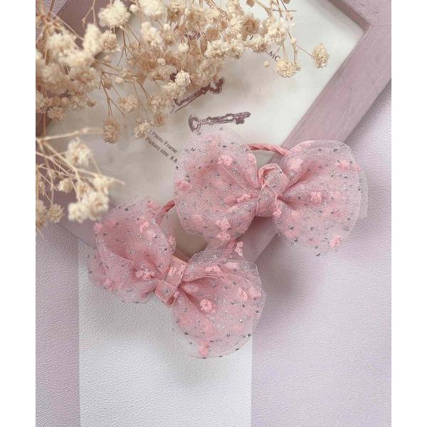 『タイムセール実施中』ZOZO問い合わせ番号:85973018ショップ:CERCA，チェルカブランド:CERCA，チェルカ商品名:lulunoix/シアードットリボンヘアゴム N15242カテゴリ:ヘアアクセサリー>ヘアゴムブランド品...