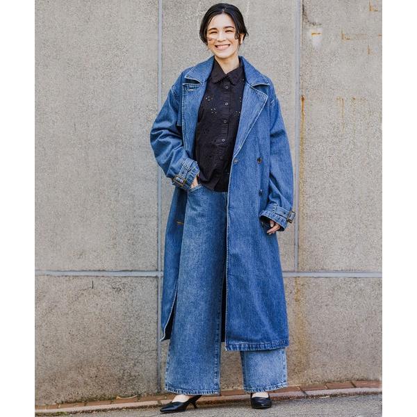 『タイムセール実施中』ZOZO問い合わせ番号:86005063ショップ:Levi's，リーバイスブランド:Levi's，リーバイス商品名:Levi's/リーバイス ロングトレンチコート ダークインディゴ LET'S GET LOST AGA...