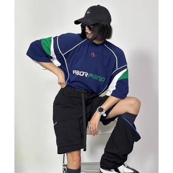 『セール実施中』ZOZO問い合わせ番号:86006936ショップ:mebole，メボレブランド:MGV，エムジーヴィー商品名:Street Uniform-Like Cut and Sew Topカテゴリ:トップス>Tシャツ/カットソ...