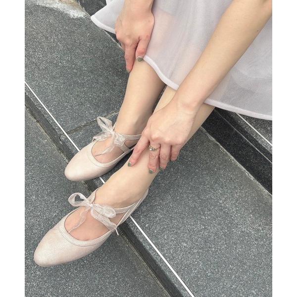 『セール実施中』ZOZO問い合わせ番号:86007463ショップ:F i.n.t，フィントブランド:an another angelus，アンアナザーアンジェラス，F i.n.t，フィント商品名:シアーリボンパンプス/fint　フィントカテ...