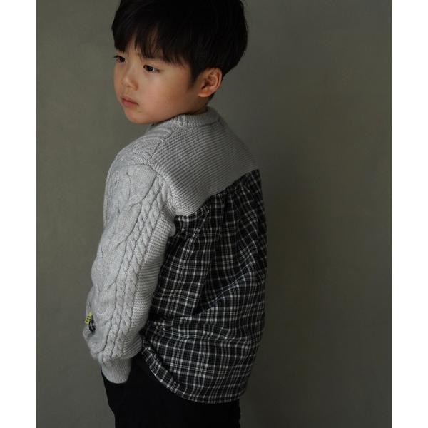 『セール実施中』ZOZO問い合わせ番号:86007546ショップ:MAKE YOUR DAY，メイクユアデイブランド:MAKE YOUR DAY，メイクユアデイ商品名:異素材切替プルオーバー■80〜140cmカテゴリ:トップス>その他...