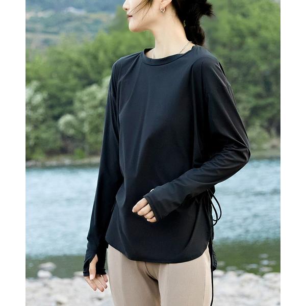 『タイムセール実施中』ZOZO問い合わせ番号:86074477ショップ:Lace Ladies，レースレディースブランド:Lace Ladies，レースレディース商品名:【2点セット】 ソリッドカラー サイドシャーリング クルーネック ラッ...