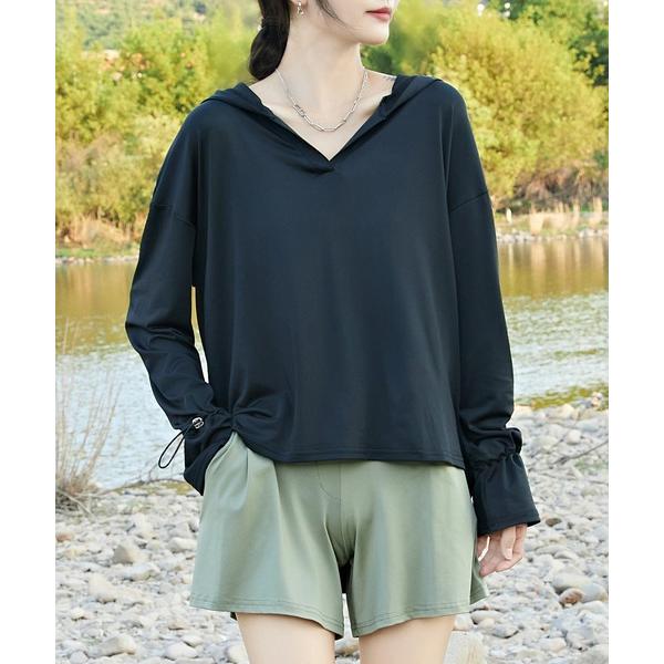 『タイムセール実施中』ZOZO問い合わせ番号:86074481ショップ:Lace Ladies，レースレディースブランド:Lace Ladies，レースレディース商品名:【3点セット 】 ソリッドカラー フーデットラッシュ パーカー 水陸両...