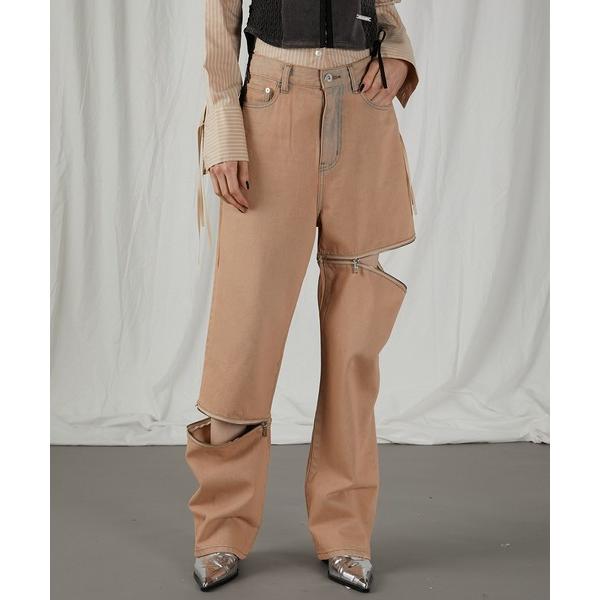 『タイムセール実施中』ZOZO問い合わせ番号:86080443ショップ:PRANK PROJECT，プランクプロジェクトブランド:PRANK PROJECT，プランクプロジェクト商品名:アシンメトリーファスナーデニム / Asymmetry...