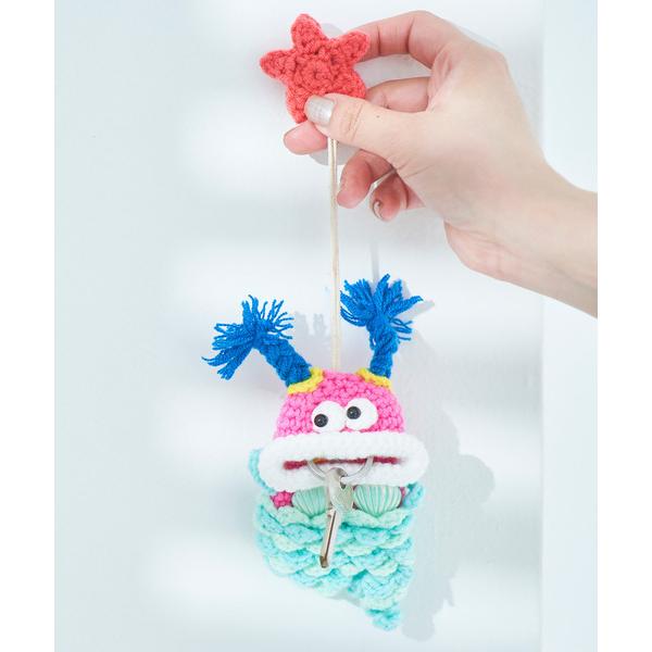 ZOZO問い合わせ番号:86106248ショップ:SiNCERE，シンシアブランド:macaroni edge，マカロニエッジ，SiNCERE，シンシア商品名:〈macaroni edge×紅林大空コラボ〉毛糸のマスコット キーケースカテゴ...