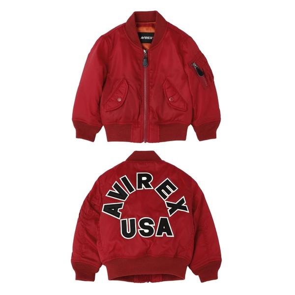 ZOZO問い合わせ番号:86107164ショップ:AVIREX，アヴィレックスブランド:AVIREX，アヴィレックス商品名:《KID'S/キッズ》MA-1 LOGO / MA-1 ロゴ / AVIREX / アヴィレックスカテゴリ:ジャケッ...