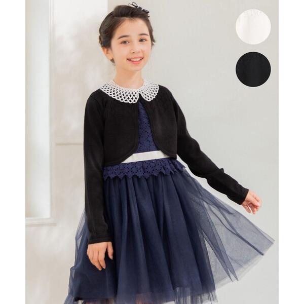 ZOZO問い合わせ番号:86178229ショップ:組曲，クミキョクブランド:組曲，クミキョク商品名:【150-160cm】レーシー ボレロカテゴリ:トップス>カーディガン/ボレロブランド品番:KRKGCA0702素材:ブラック系/オフ...