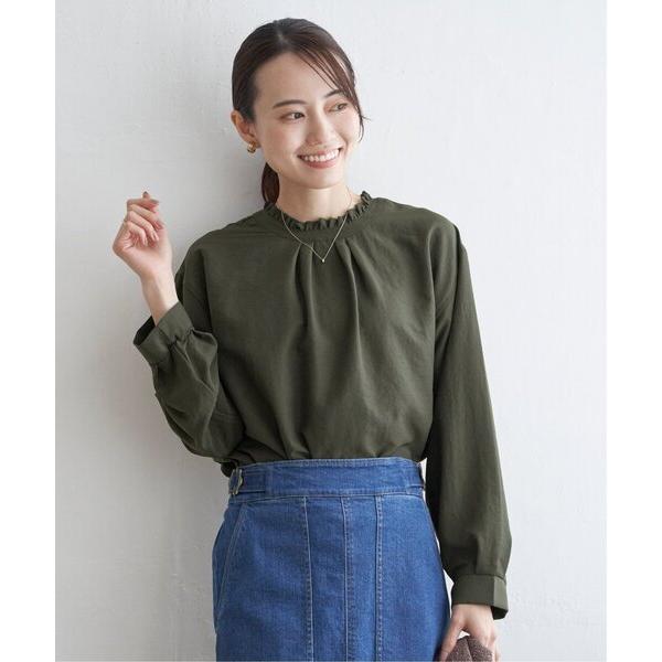 ZOZO問い合わせ番号:86178803ショップ:ikka LOUNGE，イッカラウンジブランド:ikka，イッカ商品名:【雑誌InRed web10月号掲載】襟フリル2WAYブラウスカテゴリ:トップス>シャツ/ブラウスブランド品番:...