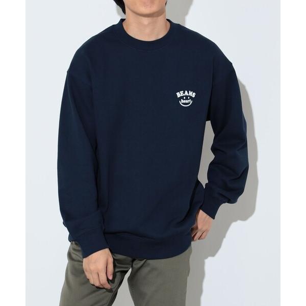 『セール実施中』ZOZO問い合わせ番号:86182672ショップ:BEAMS HEART，ビームスハートブランド:BEAMS HEART，ビームスハート商品名:スマイルロゴ クルー スウェット【ユニセックス】カテゴリ:トップス&gt;スウェ...