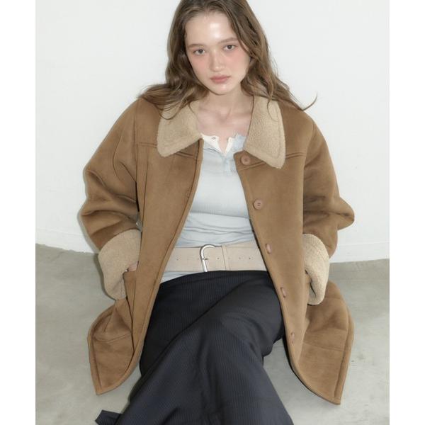 『タイムセール実施中』ZOZO問い合わせ番号:86244286ショップ:19 roots studio，ナインティーン ルーツ スタジオブランド:GIUNON，ジウノン商品名:adjustable sleeve mouton coat / ...