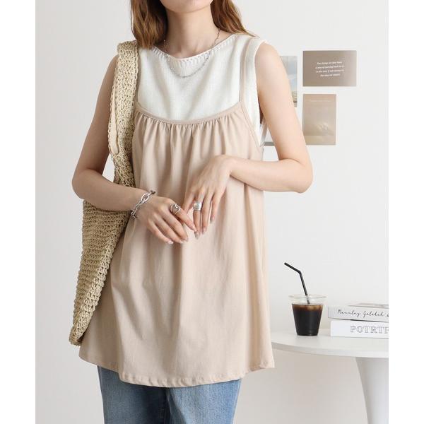 『タイムセール実施中』ZOZO問い合わせ番号:86247084ショップ:FUNALIVE，ファンアライブブランド:atONE，アットワン，FUNALIVE，ファンアライブ商品名:フレア キャミソール チュニック キャミワンピ レディース ト...