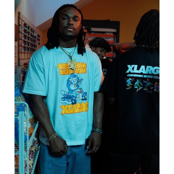 『セール実施中』ZOZO問い合わせ番号:86247769ショップ:XLARGE，エクストララージブランド:XLARGE，エクストララージ商品名:XLARGE×CRENSHAW SKATE CLUB VANDALISED POLICE CAR...