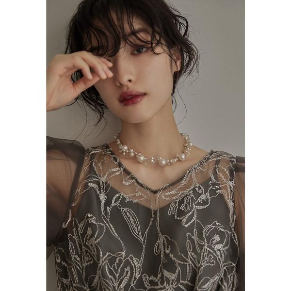 ZOZO問い合わせ番号:86247948ショップ:bflat，ビーフラットブランド:niana，ニアナ商品名:パールネックレス ショート 結婚式 お呼ばれ オケージョン フォーマル 大振りカテゴリ:アクセサリー>ネックレスブランド品番...