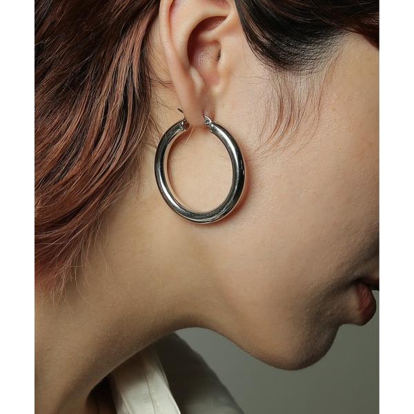 ※このアイテムは返品・交換対象外商品です。ZOZO問い合わせ番号:86282324ショップ:Kana，カナブランド:ORLEAN，オルレアン商品名:金属アレルギー対応 メタルフープピアス 40mm サージカルステンレスカテゴリ:アクセサリー...