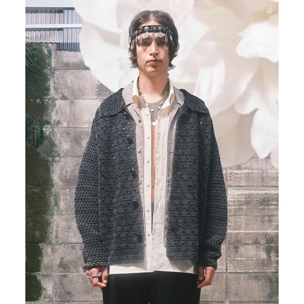 ZOZO問い合わせ番号:86317752ショップ:ANLIO，アンリオブランド:amok，アモク商品名:PIGMENT HAND-KNITING CARDIGANカテゴリ:トップス>カーディガン/ボレロブランド品番:251033素材:...