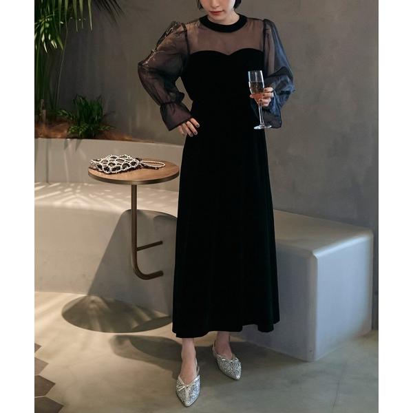 『タイムセール実施中』ZOZO問い合わせ番号:86348947ショップ:MONO-MART，モノマートブランド:forksy.，フォルクシー，MONO-MART，モノマート商品名:【forksy.】【オケージョン対応】配色切替オーガンジー×...