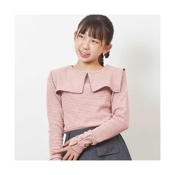 『セール実施中』ZOZO問い合わせ番号:86349354ショップ:KP，ケーピーブランド:trois lapins kp，トロワラパンケーピー商品名:袖口ボタンセーラーカラー長袖プルオーバー140〜160カテゴリ:トップス>Tシャツ/...