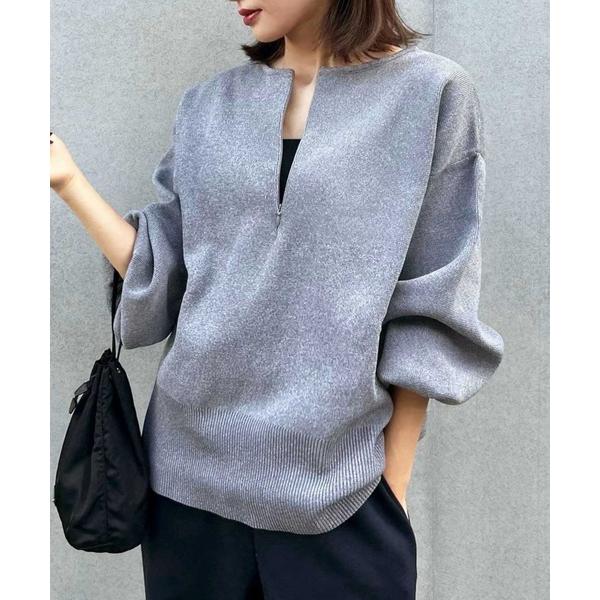 『タイムセール実施中』ZOZO問い合わせ番号:86349432ショップ:GeeRA，ジーラブランド:GeeRA，ジーラ商品名:【新色追加/S-LL】秋の大人カジュアルコーデにぴったり♪ハーフジップニットプルオーバーカテゴリ:トップス&gt;...