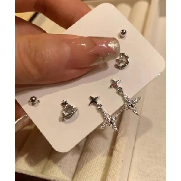 ※このアイテムは返品・交換対象外商品です。ZOZO問い合わせ番号:86351980ショップ:VIBGYOR，ヴィブジョーブランド:MASHIRO，マシロ，VIBGYOR，ヴィブジョー商品名:【MASHIRO】スターダストドロップY2Kモチー...