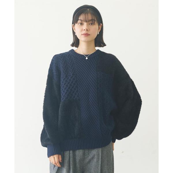 『セール実施中』ZOZO問い合わせ番号:86414389ショップ:MILKFED.，ミルクフェドブランド:MILKFED.，ミルクフェド商品名:MULTI PANEL KNIT TOPカテゴリ:トップス>ニット/セーターブランド品番:...