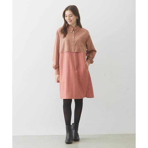 『セール実施中』ZOZO問い合わせ番号:86414407ショップ:MILKFED.，ミルクフェドブランド:MILKFED.，ミルクフェド商品名:COLOR BLOCK SHIRT DRESSカテゴリ:ワンピース/ドレス>ワンピースブラ...