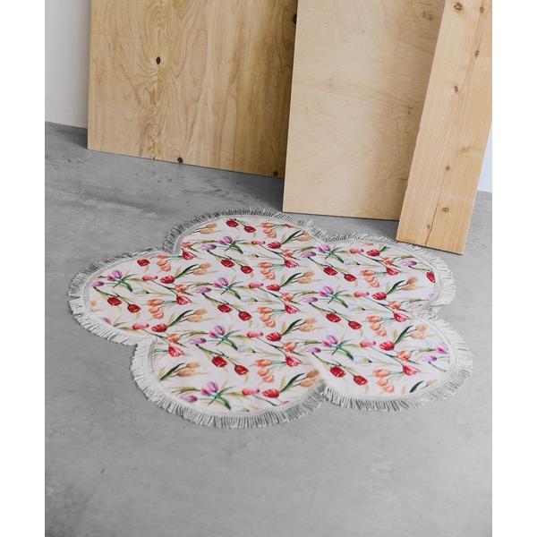 ZOZO問い合わせ番号:86414571ショップ:CASSELINI，キャセリーニブランド:Casselini，キャセリーニ商品名:Casselini HOME(キャセリーニ ホーム)ジャガードフラワーラグカテゴリ:インテリア>ラグ/...