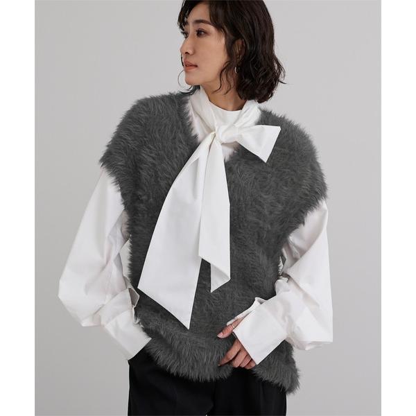 『タイムセール実施中』ZOZO問い合わせ番号:86414768ショップ:ur's，ユアーズブランド:ur's，ユアーズ商品名:シャギーニットベストカテゴリ:トップス>ベストブランド品番:BEXU1646素材:ナイロン 100%原産国:...