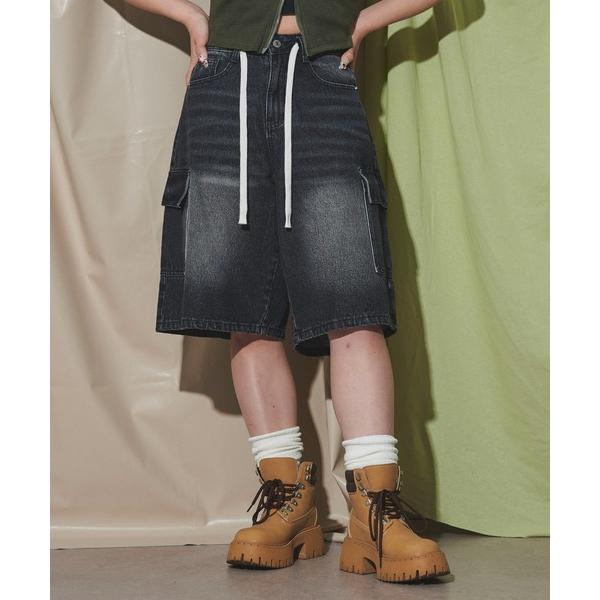 ZOZO問い合わせ番号:86415009ショップ:WEGO，ウィゴーブランド:DISPARK，ディスパーク，WEGO，ウィゴー商品名:DISPARK/ドロストカーゴハーフパンツカテゴリ:パンツ>デニムパンツブランド品番:DI24AU0...