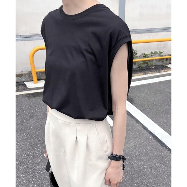 ZOZO問い合わせ番号:86415570ショップ:Dhyana.，ディアナドットブランド:COUDRE，クードル商品名:プレーンノースリーブカテゴリ:トップス>Tシャツ/カットソーブランド品番:CD82素材:リヨセル70% 綿30%原...