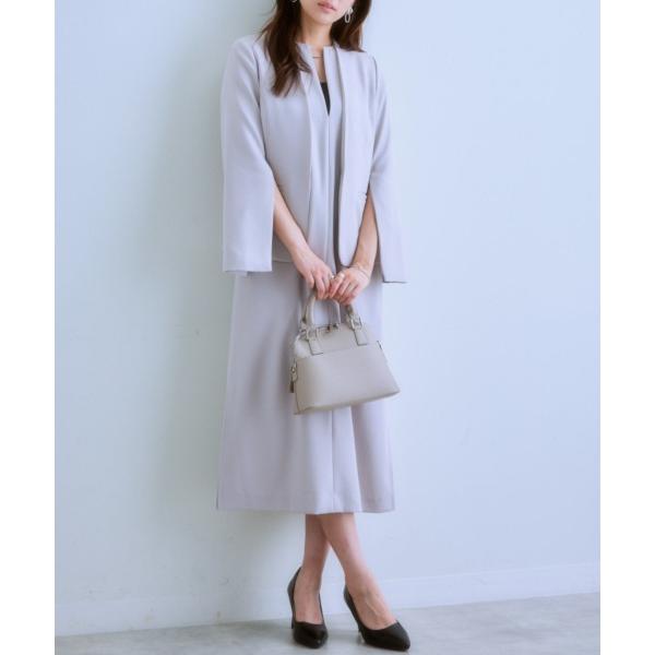 『タイムセール実施中』ZOZO問い合わせ番号:86447161ショップ:nissen，ニッセンブランド:7days Life Styling，セブンデイズライフスタイリング商品名:【洗濯機で洗える】ジャンパースカートスーツセット　ドビー織カ...
