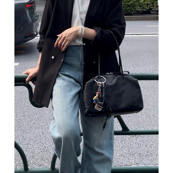 『タイムセール実施中』ZOZO問い合わせ番号:86449078ショップ:ear PAPILLONNER，イア パピヨネブランド:ear PAPILLONNER，イアパピヨネ商品名:《本革/380g》ロングハンドルボストンバッグカテゴリ:バッ...