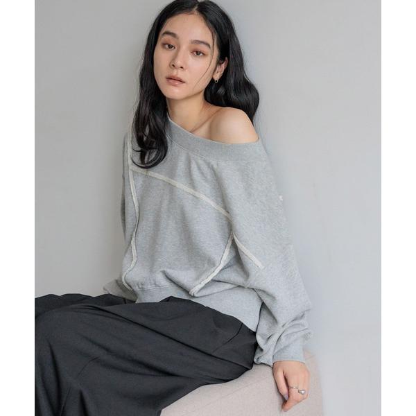 『セール実施中』ZOZO問い合わせ番号:86449680ショップ:LOWRYS FARM，ローリーズファームブランド:LOWRYS FARM，ローリーズファーム商品名:リメイクフウウラケＬＳ 145816カテゴリ:トップス>スウェット...