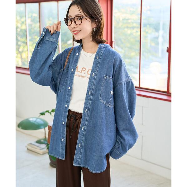 ZOZO問い合わせ番号:86451324ショップ:FREAK'S STORE，フリークスストアブランド:FREAK'S STORE，フリークスストア，Lee，リー商品名:限定展開 Lee/リー 別注 チュニック デニム シャツカテゴリ:トッ...