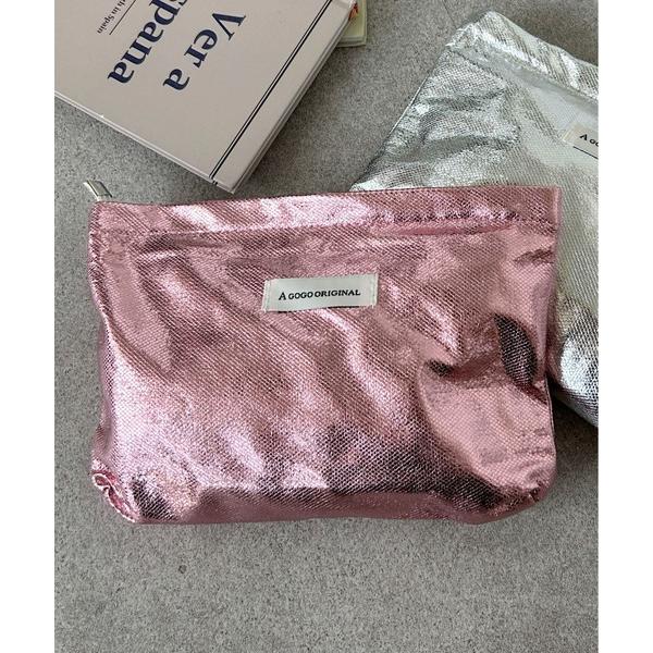 『セール実施中』ZOZO問い合わせ番号:86451720ショップ:Ada.，エイダブランド:SHEPP，シープ商品名:シャンパンメタリック ポーチカテゴリ:財布/小物>ポーチブランド品番:SP1227素材:表地: ビニール 裏地: 綿...