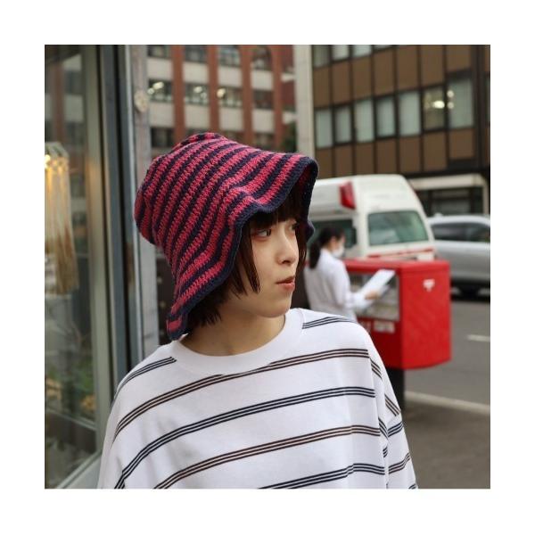 『セール実施中』ZOZO問い合わせ番号:86452212ショップ:FRIDGE，フリッジブランド:fridge，フリッジ商品名:【Macmahon kniting mills】マクマホンニッティングミルズ Deeper Hat BORDER...