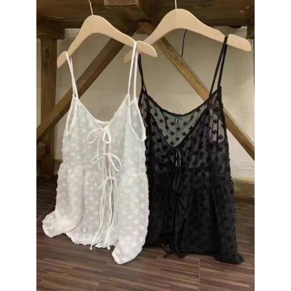 『タイムセール実施中』ZOZO問い合わせ番号:86485509ショップ:VIBGYOR，ヴィブジョーブランド:Chiina，チーナ，VIBGYOR，ヴィブジョー商品名:【Chiina】レースリボン　レイヤードキャミソール ビスチェカテゴリ:...